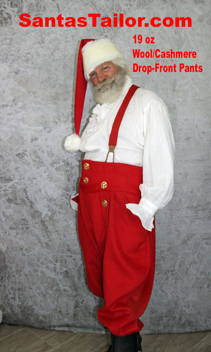Professional Santa Claus Drop-Front Pants - Bespoke – Santa's Tailor