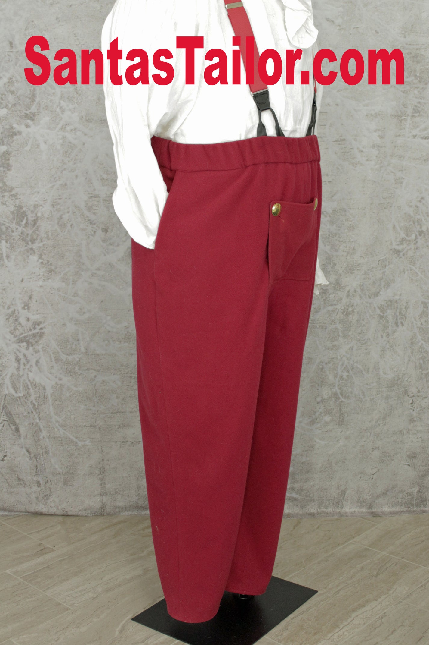 Professional Santa Claus Simple Pants - Made-To-Measure – Santa's Tailor